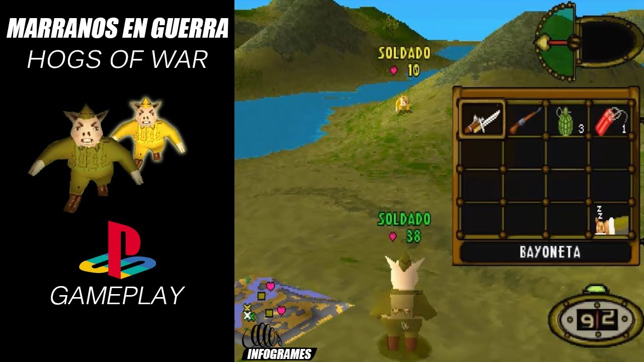 Hogs of War (Marranos en Guerra) - PS1 - Gameplay - YouTube