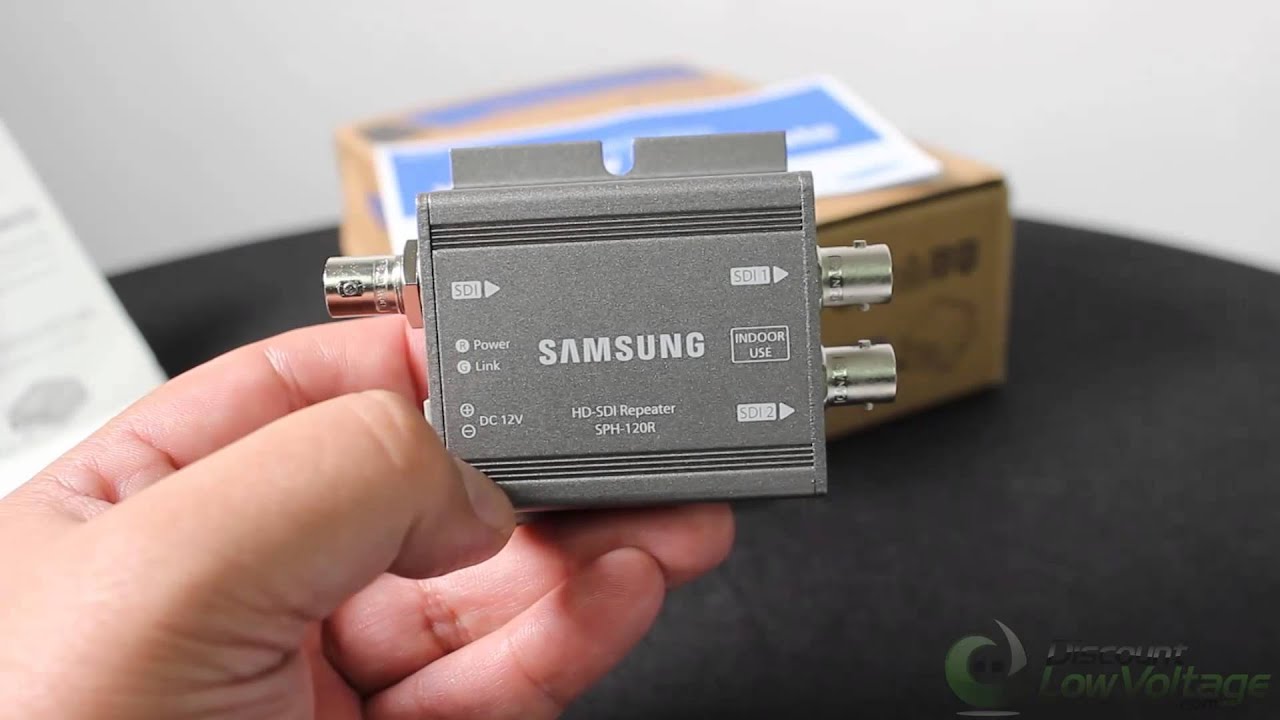 How to extend hd-sdi signal for Cameras SPH-120R - YouTube