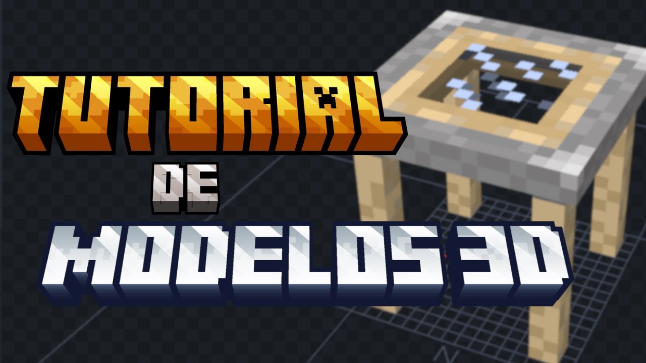 Como HACER MODELOS 3D para Minecraft en BLOCKBENCH - YouTube