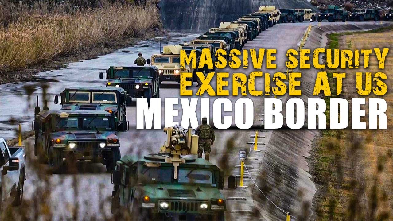 Massive security exercise at US-Mexico border | Trump immigration ...