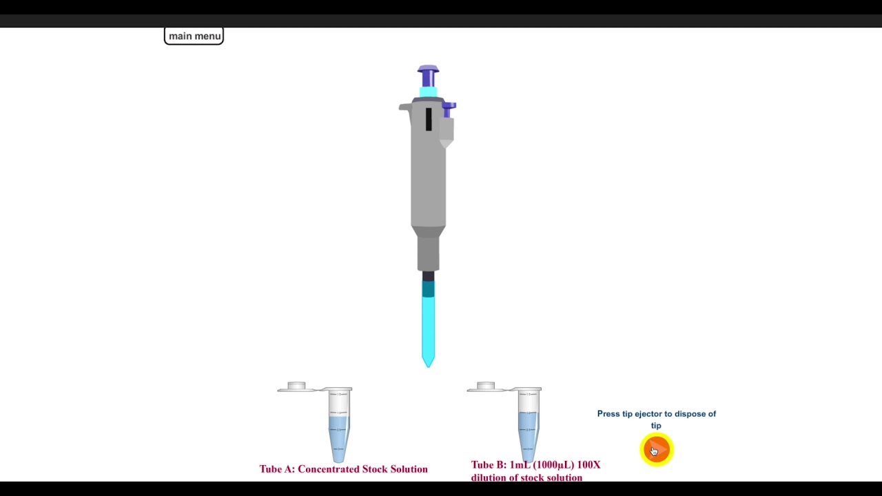 Pipetting animation (Video rendering) - YouTube