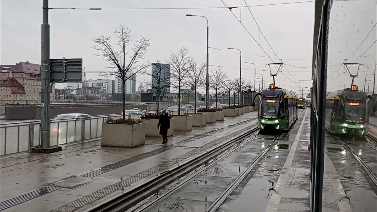 MPK Poznań Linia 18 kierunek Franowo(trasa zmieniona).Konstal 105Na. - YouTube
