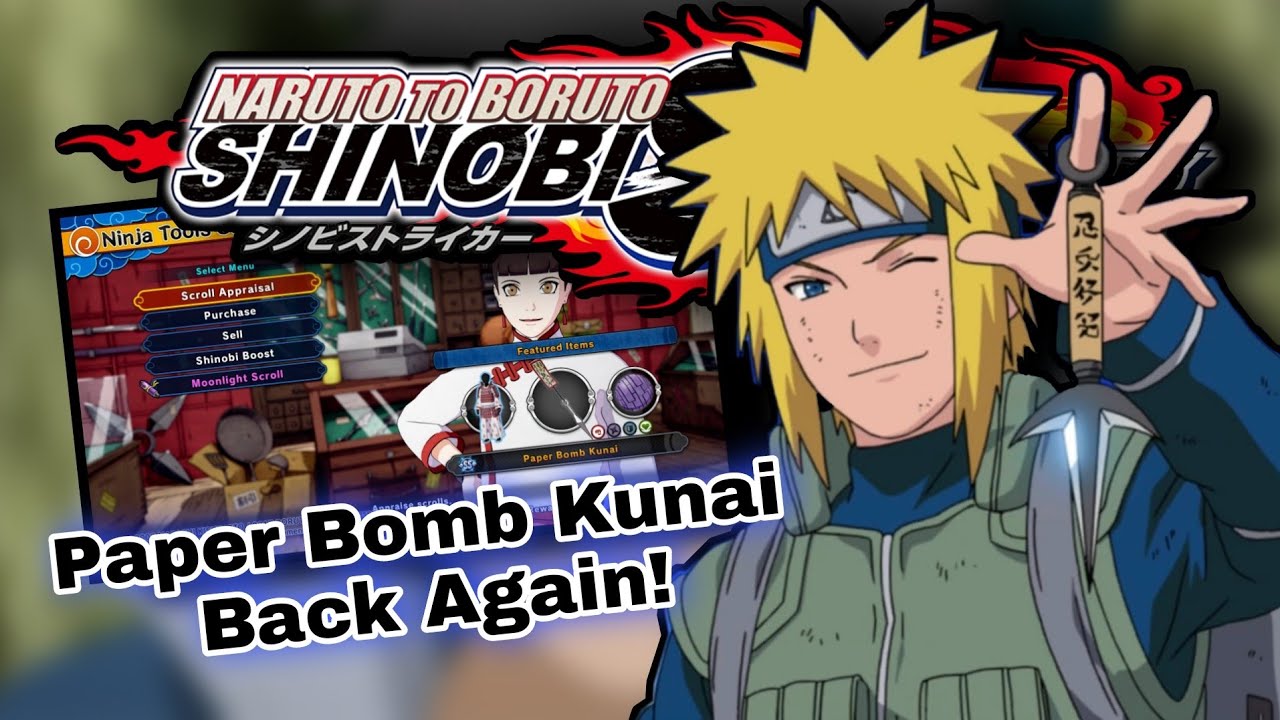 Paper Bomb Kunai Back Again! | NTB Shinobi Striker Weekly Update - YouTube