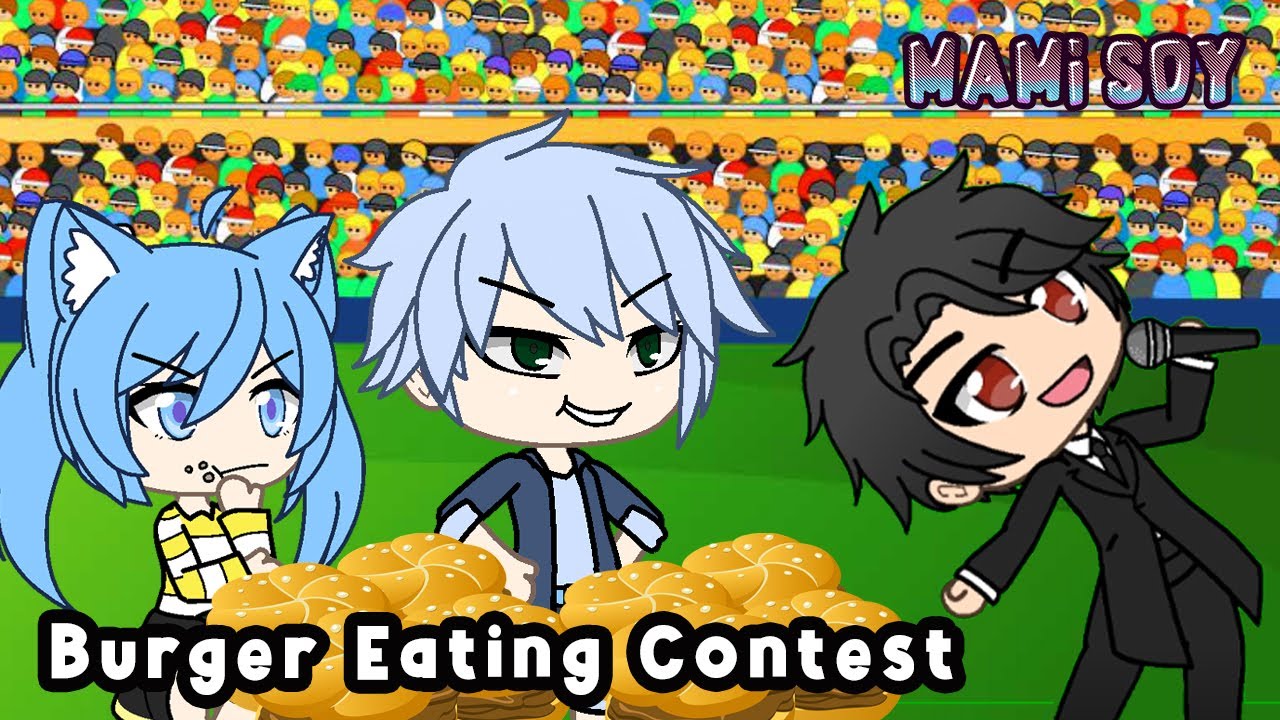 Eri and the Burger Eating Contest! | Gacha Life | Mami Soy - YouTube