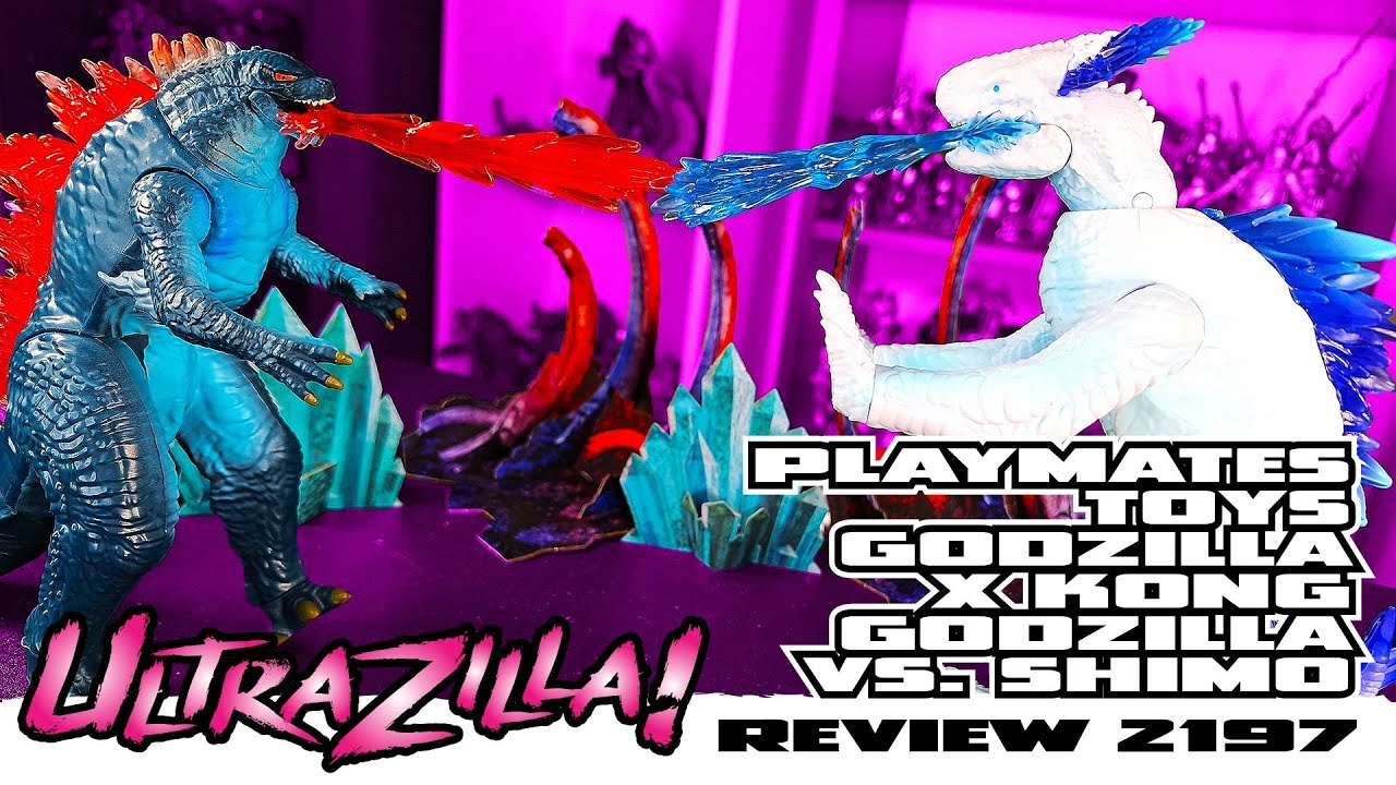 PLAYMATES TOYS GODZILLA X KONG EXCLUSIVE GODZILLA VS. SHIMO DIORAMA SET ...