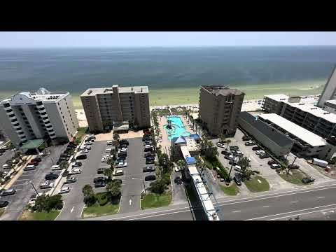 View from the balcony at Crystal Tower 1802 located in Gulf Shores, Alabama. #irguest