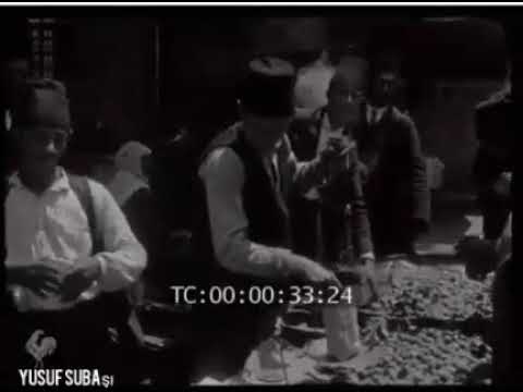 100 yıl önce ki İstanbul Fatih camii avlusu görüntüleri (YENİ)