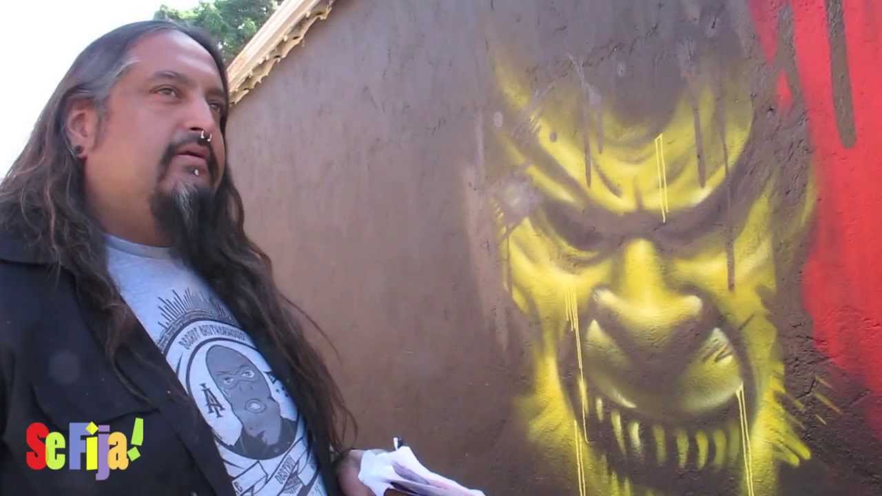 Muralist Vyal Reinterprets "I, Frankenstein" His Way - YouTube