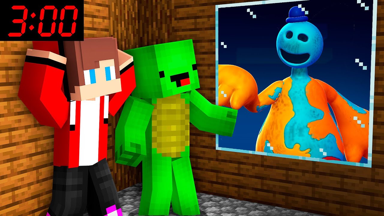 Why The Doughman attacked Mikey and JJ in Minecraft at 3:00 AM ...