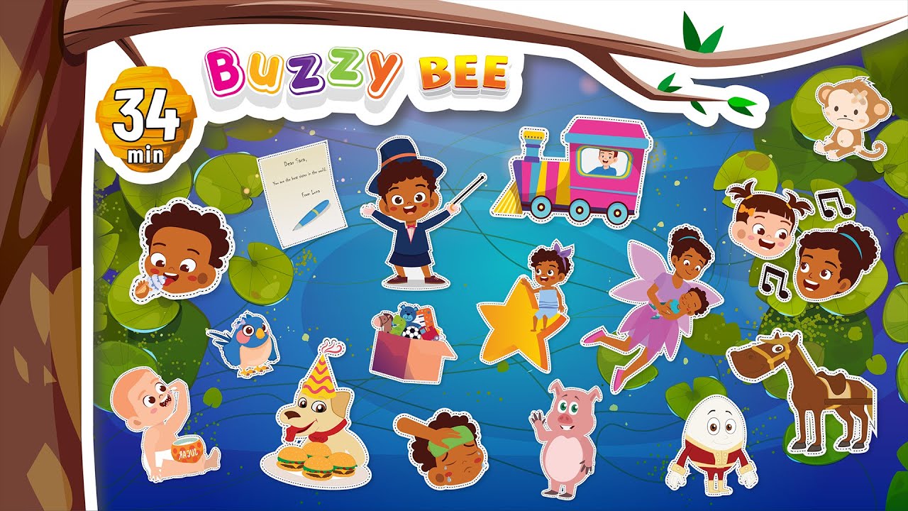 CLEAN UP SONG + 30 MORE MINUTES FUN WITH BUZZY BEE | BUZZY BEE ...