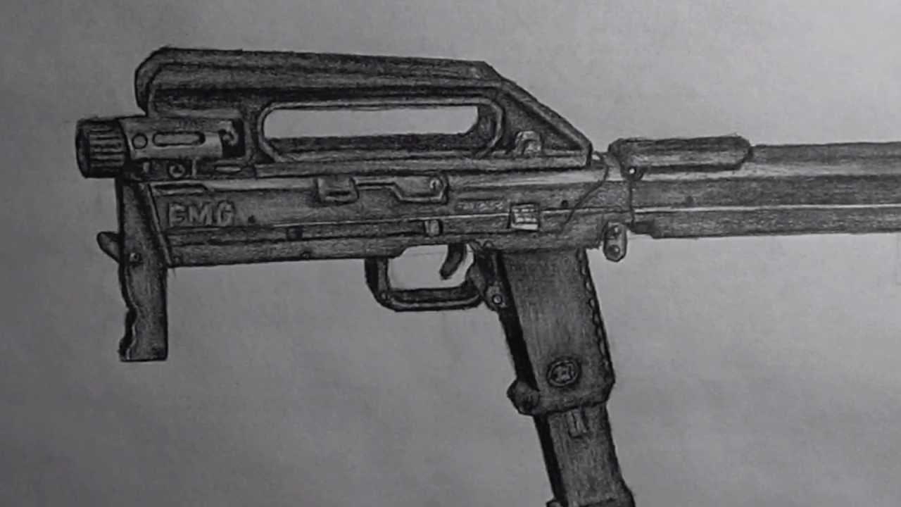 Modern Warfare 3 FMG Drawing - YouTube