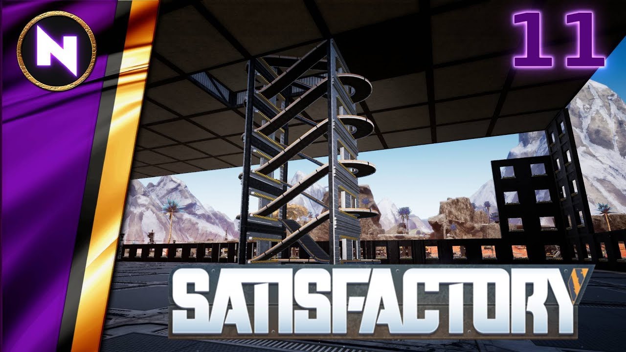 BELT ELEVATOR - Satisfactory Tower #11 - YouTube