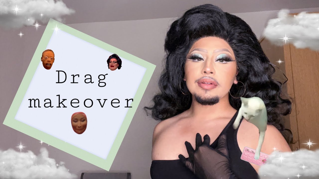 Drag makeover (I’m Back!!) updated makeup routine 2022 - YouTube