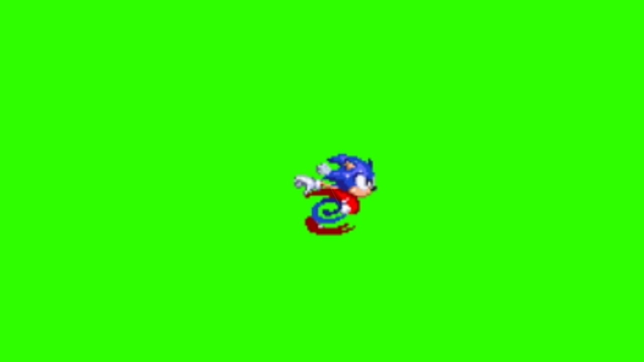 Sonic 3 Running Green Screen test - YouTube