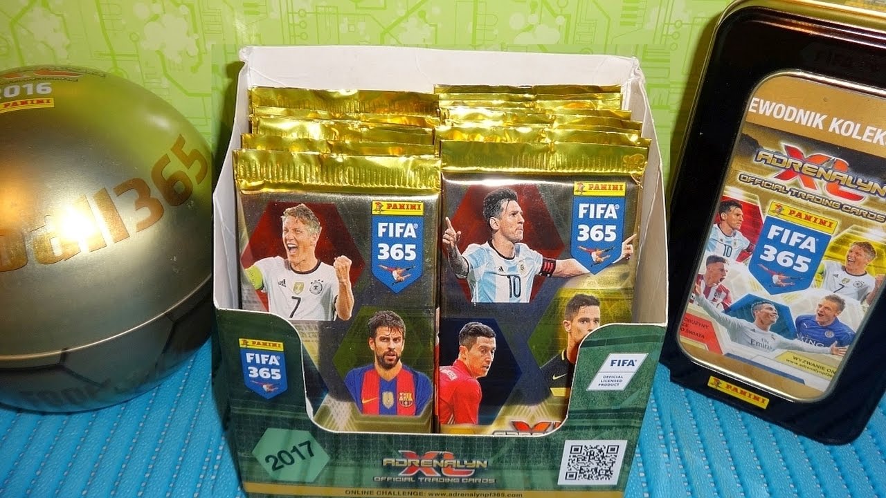 Panini FIFA 365 TCG Cards 50 Booster Pack in Box - Rare - Gold ...