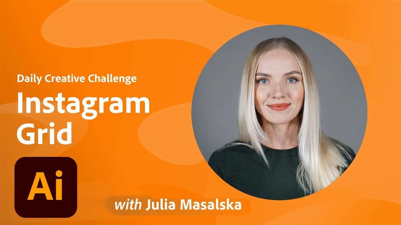 Illustrator Daily Creative Challenge - Instagram Grid - YouTube