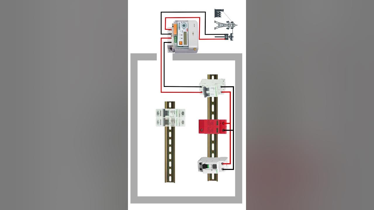 Single phase distribution db box wiring diagram #electricalwiring # ...