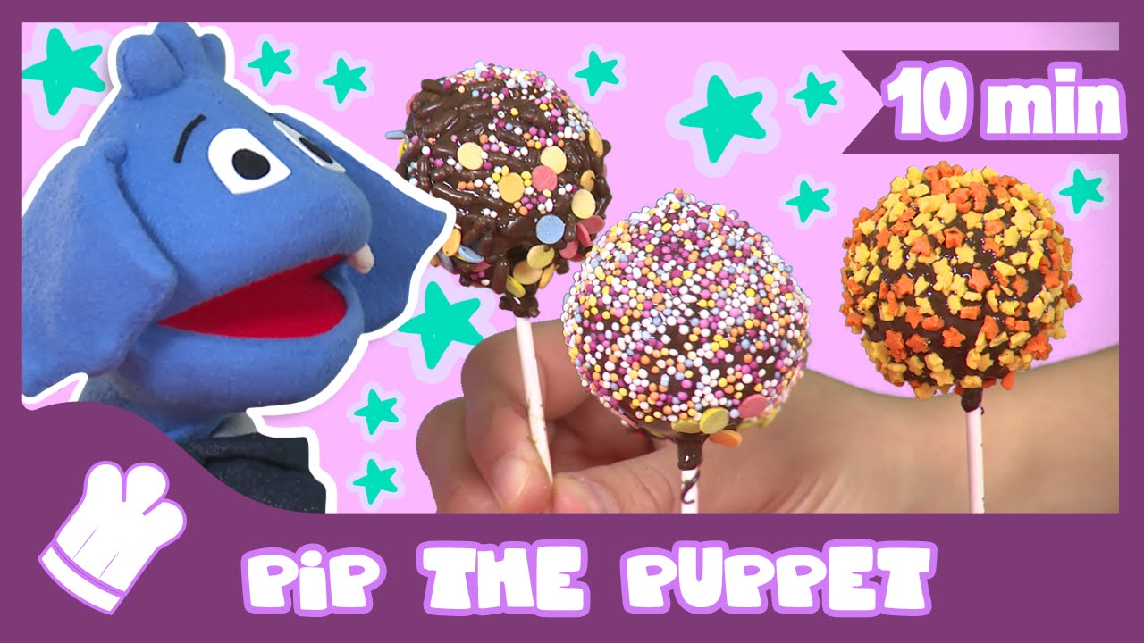 How to Make Delicious Cake Pops Recipe | Pip The Puppet - YouTube