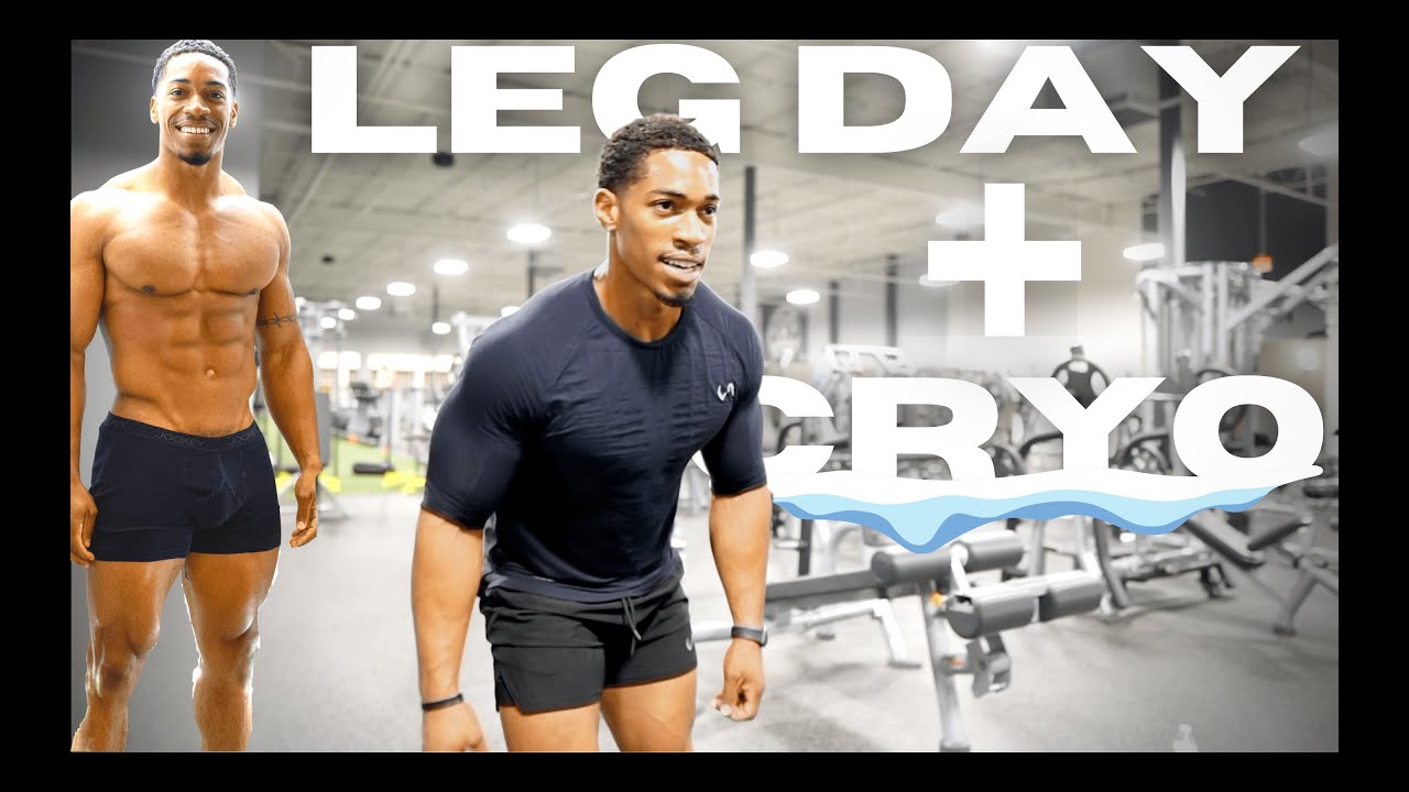 Leg Day + Cryotherapy - YouTube