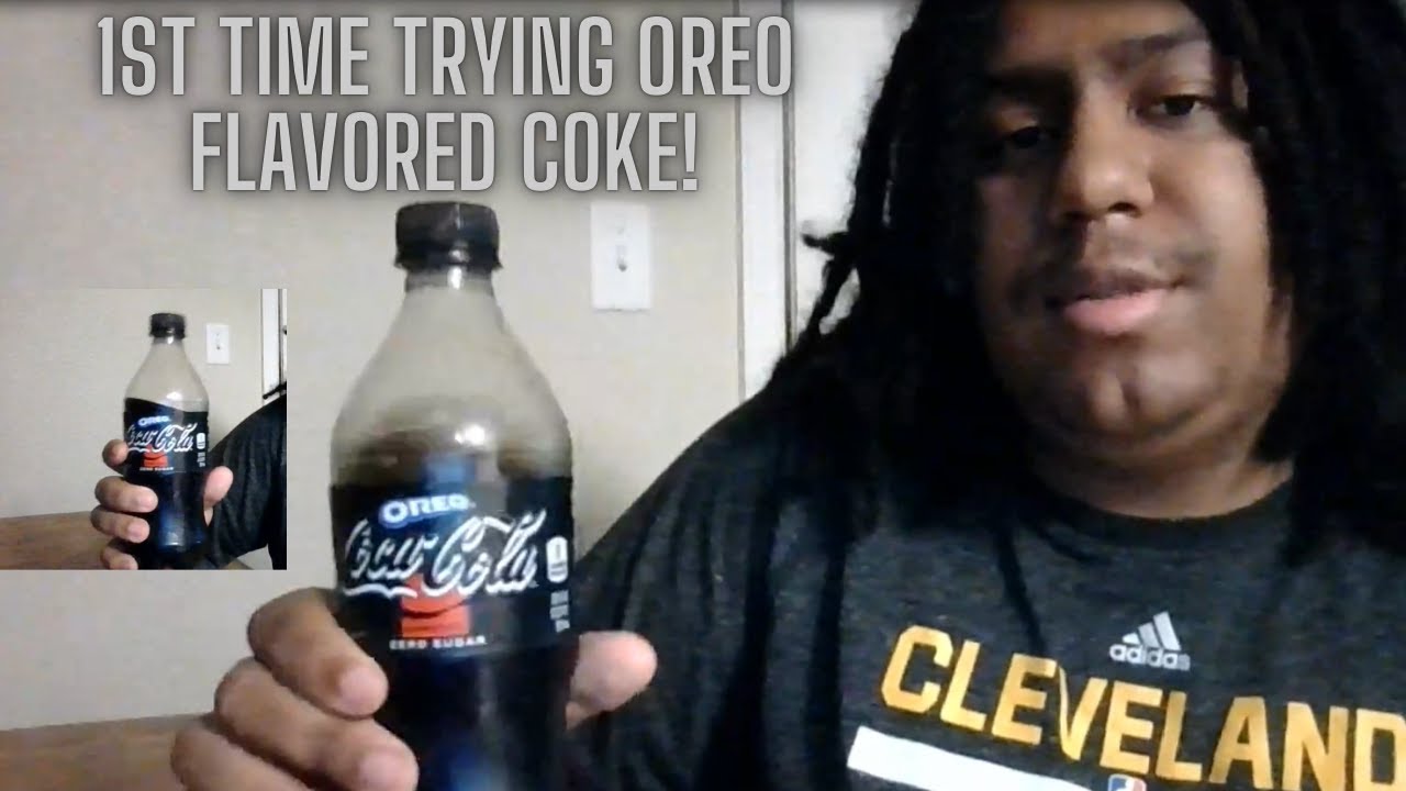 Trying Oreo flavored coke for the first time! - YouTube