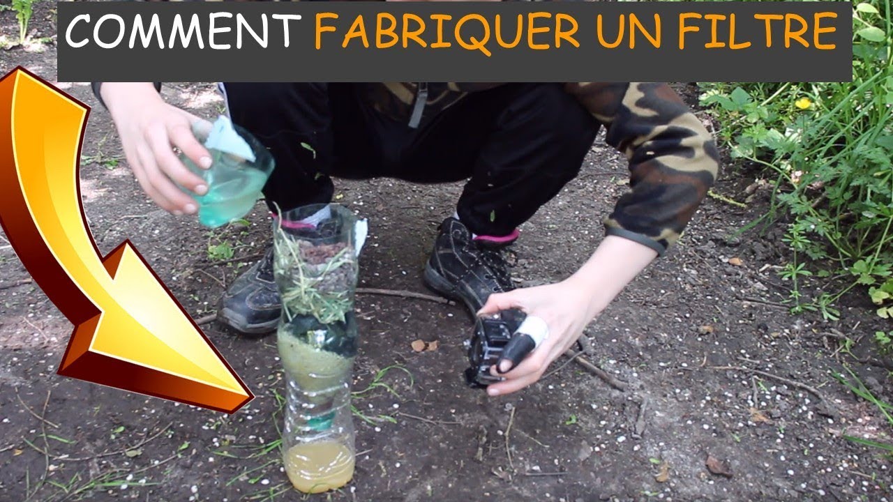 COMMENT FABRIQUER UN FILTRE A EAU - YouTube