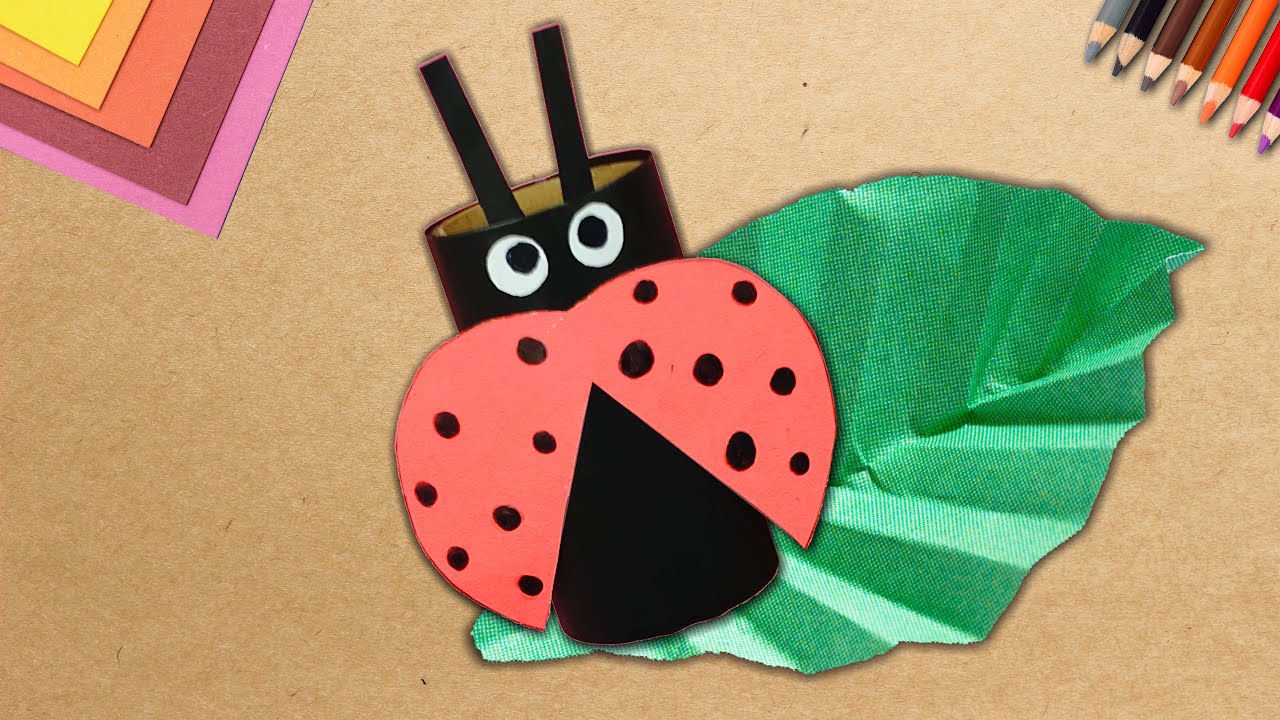 DIY: Step-by-Step Guide to Make a Cute Ladybug 🐞 Kreatives Basteln ...