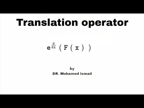 Translation operator - YouTube