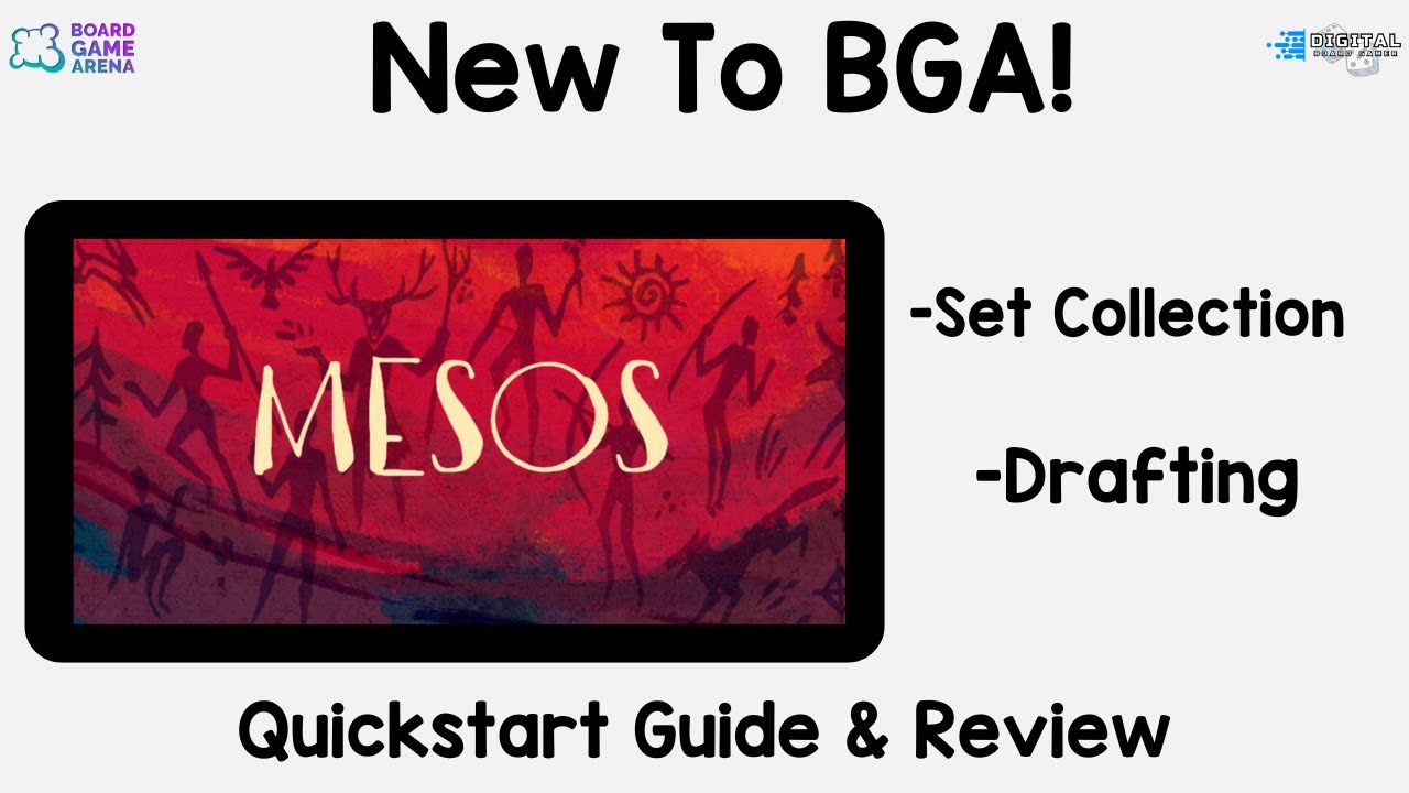 Mesos. New to BGA! Set collection and drafting game. - YouTube