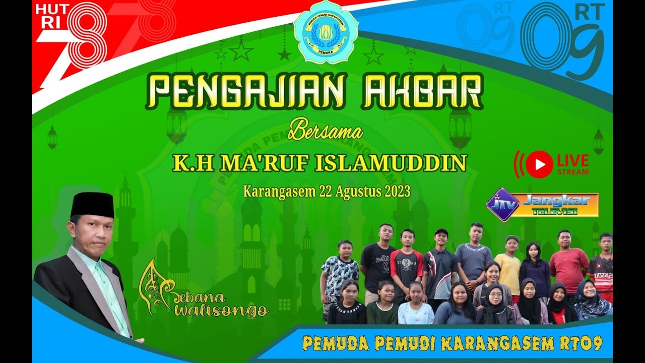 ⭕ Live KH MA'RUF ISLAMUDDIN 22 Agustus 2023 - YouTube