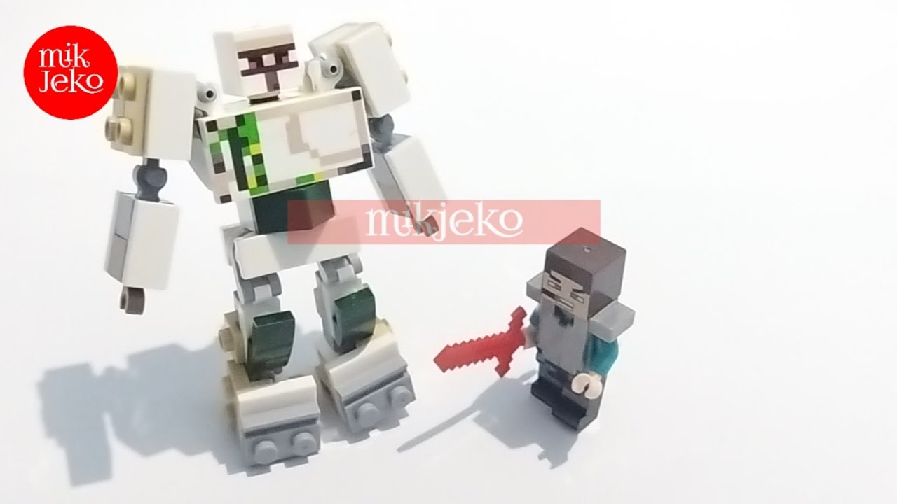 [REVIEW] Upgraded LEGO Iron Golem: Mainan LEGO Minecraft Toys MOC ...