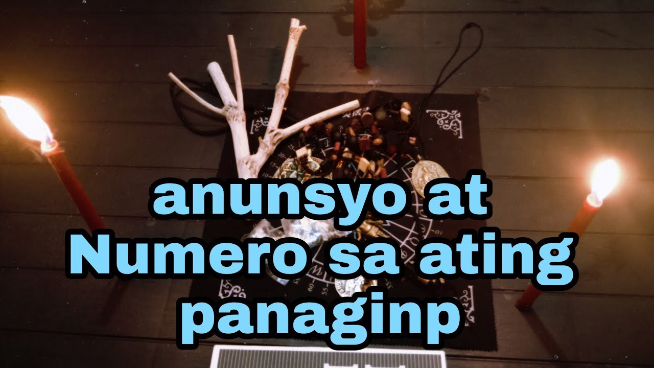 Anunsyo at Numero ng panaginip. - YouTube