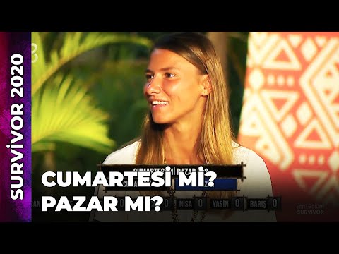 CUMARTESİ Mİ? PAZAR MI? | Survivor 2020