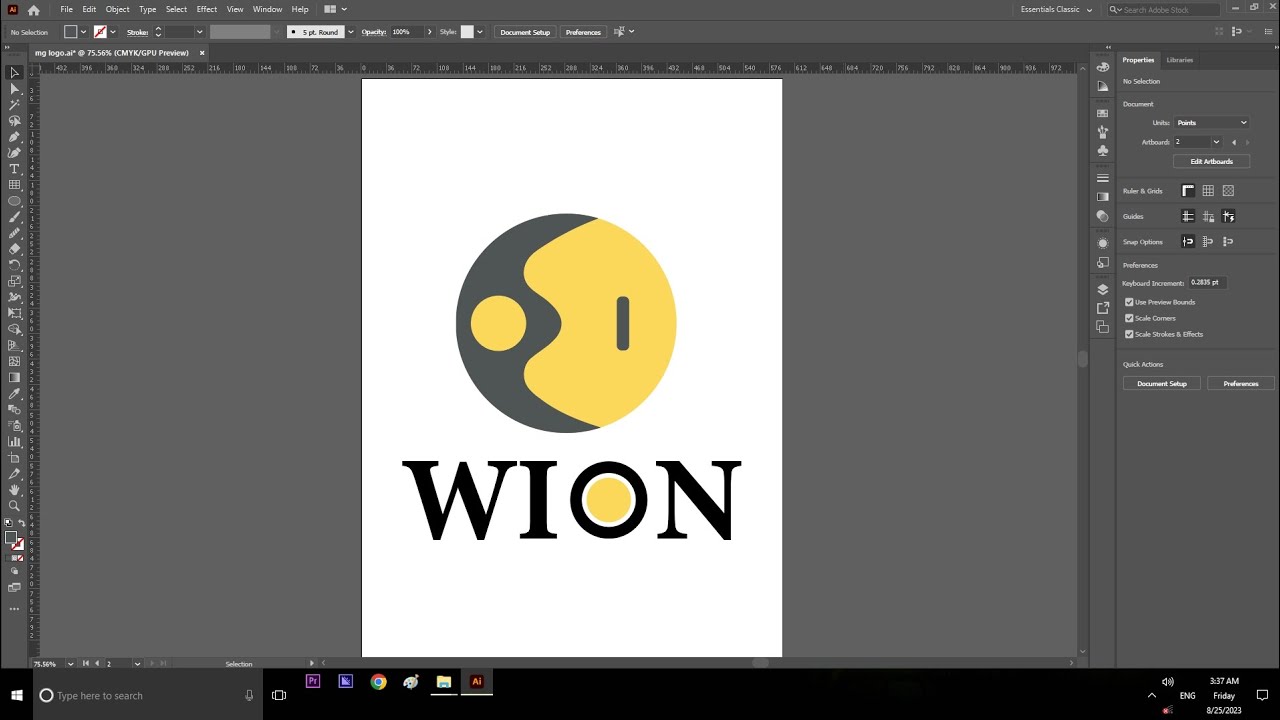 how to make wion news channel logo #illustrator #tutorial #coreldraw #i ...
