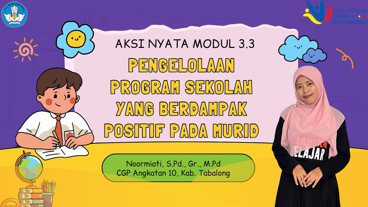 AKSI NYATA MODUL 3.3 Pengelolaan Program Sekolah yang Berdampak Positif ...