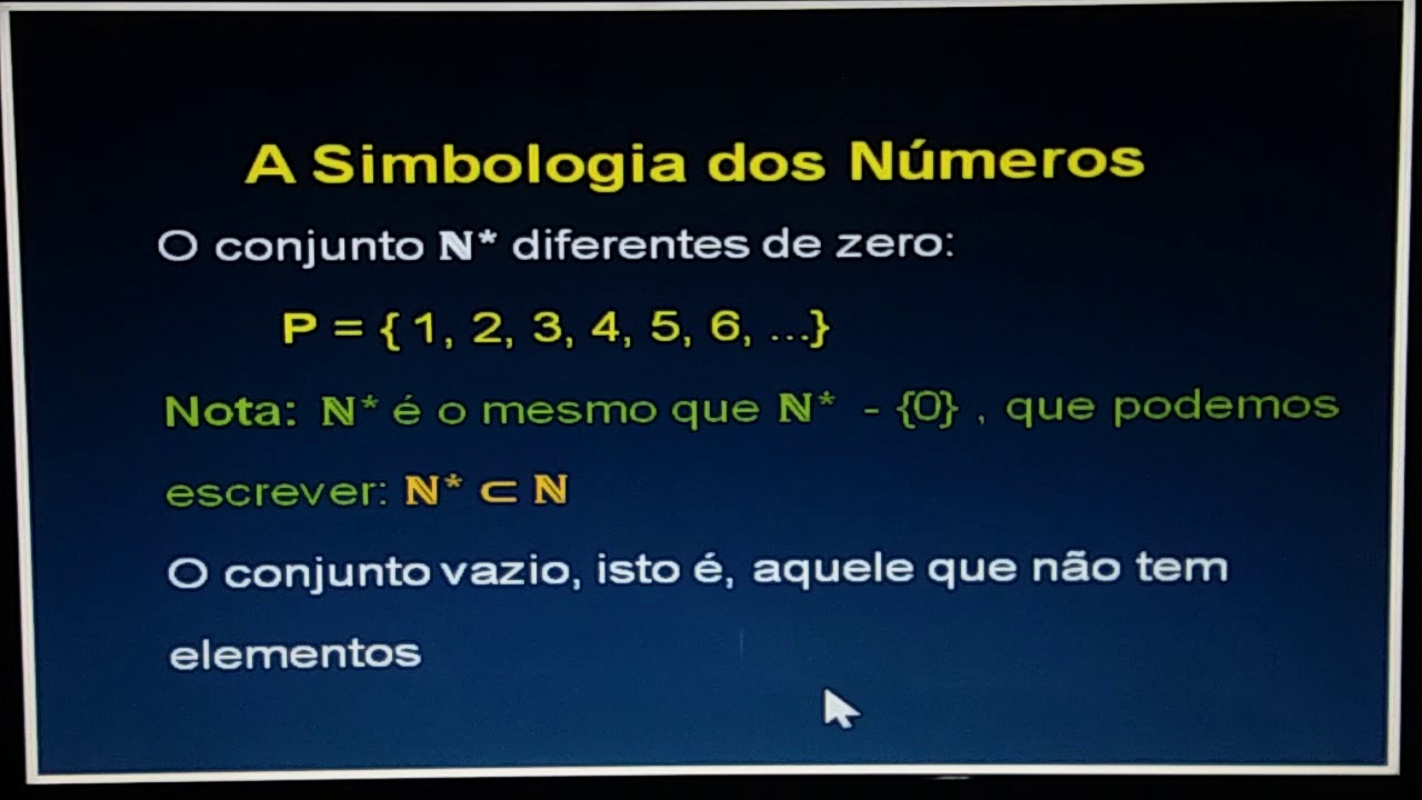 Simbologia dos Números Naturais- Matemática Básica - Tópicos ...