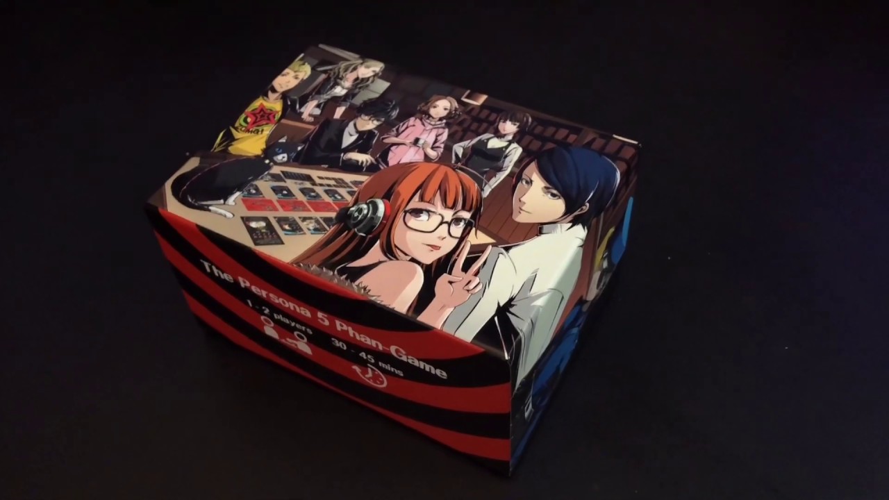 The Persona 5 Board Game - Unboxing - YouTube
