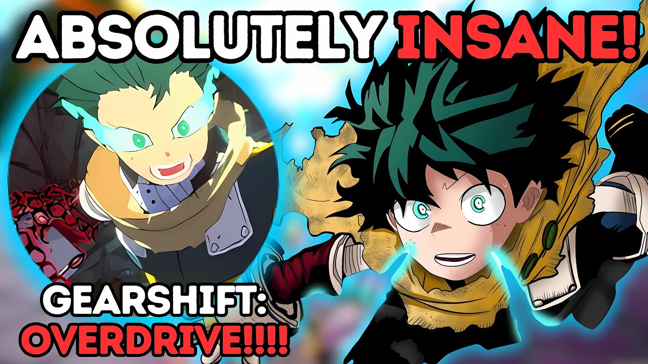 *NEW* GEARSHIFT DEKU CHARACTER IS HERE! INFINITE OVERDRIVE ALL GAME ...