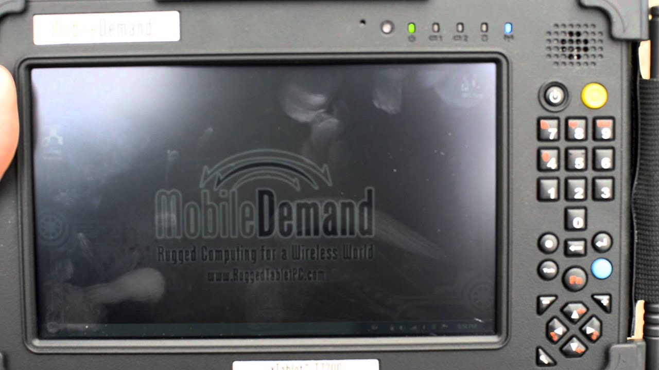MobileDemand xTablet T7200 Display - YouTube