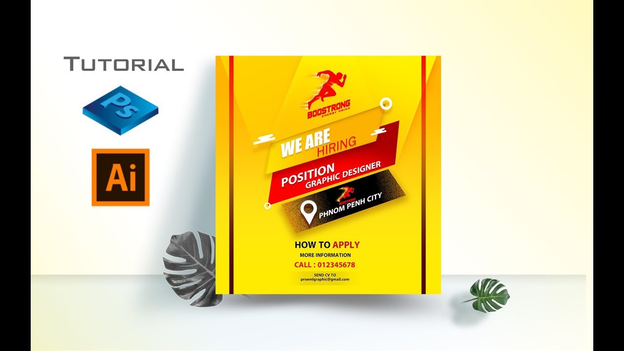 Adobe Photoshop + illustrator Making Professional a Poster Tips ...