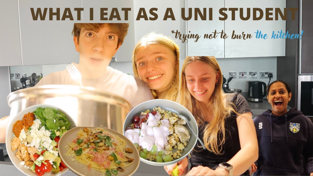 What I Eat as a Uni Student - a couple of days in my plate! *quick and ...