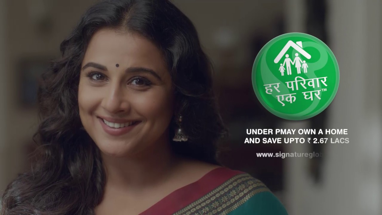 Signature Global TVC featuring Vidya Balan - YouTube