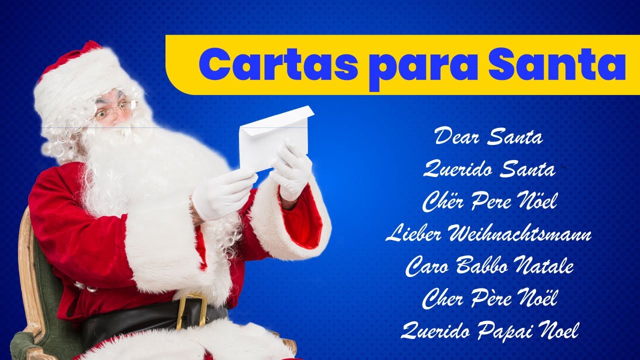😱¿Sabes cómo lee las cartas de otros idiomas Santa?😱 - YouTube