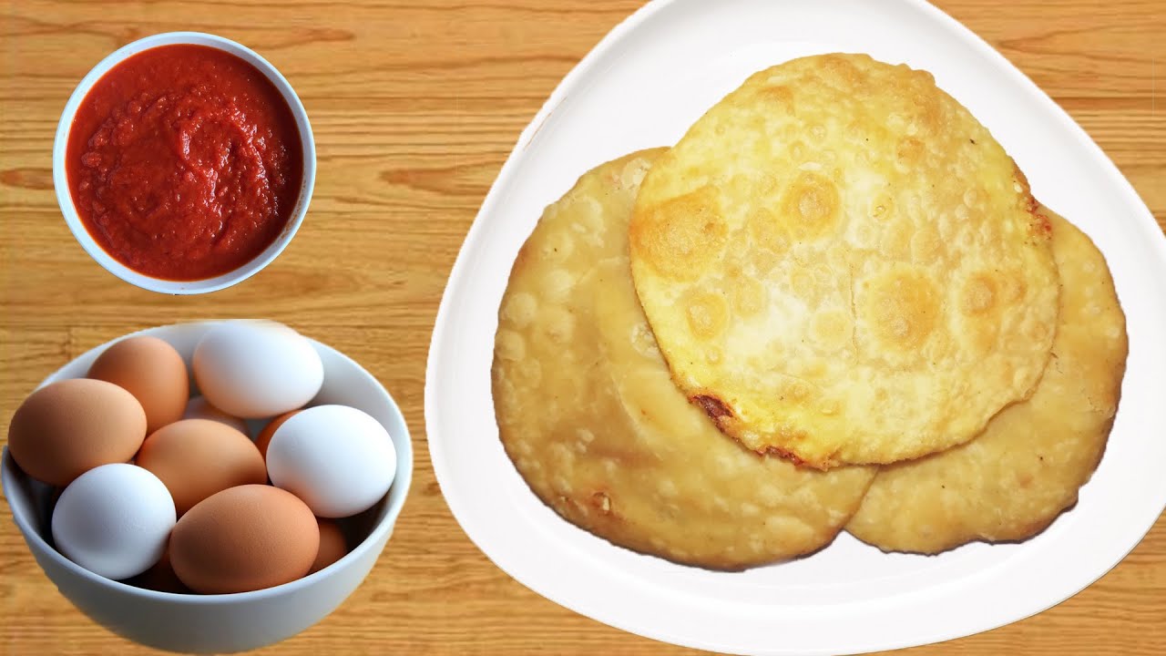 Tasty Egg Keema Puri Recipe || Easy & Crispy egg puri fry || delicious ...