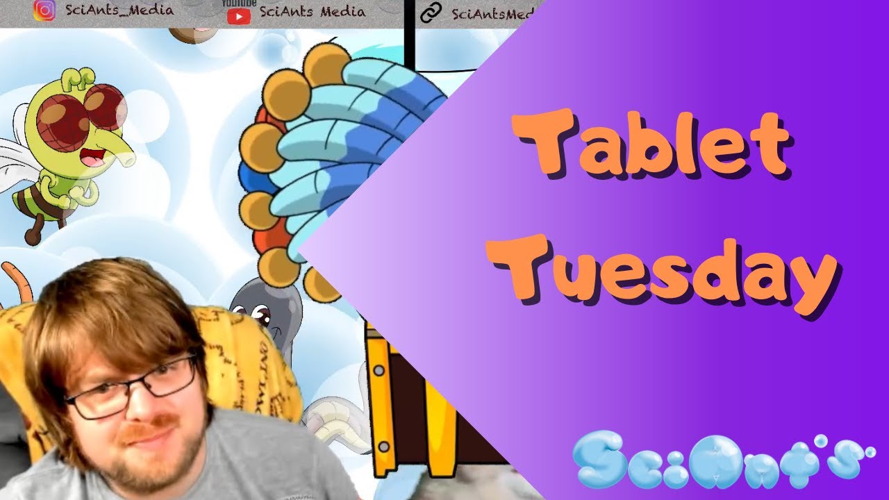 Tablet Tuesday! Science art of the SciAnts band, new characters, new ...