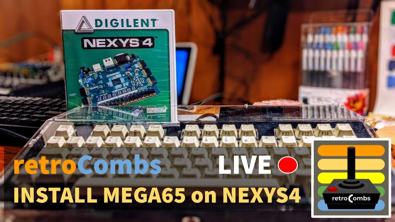 Install a MEGA65 Bitstream on a Digilent NEXYS4 | Everything works but the keyboard! - YouTube