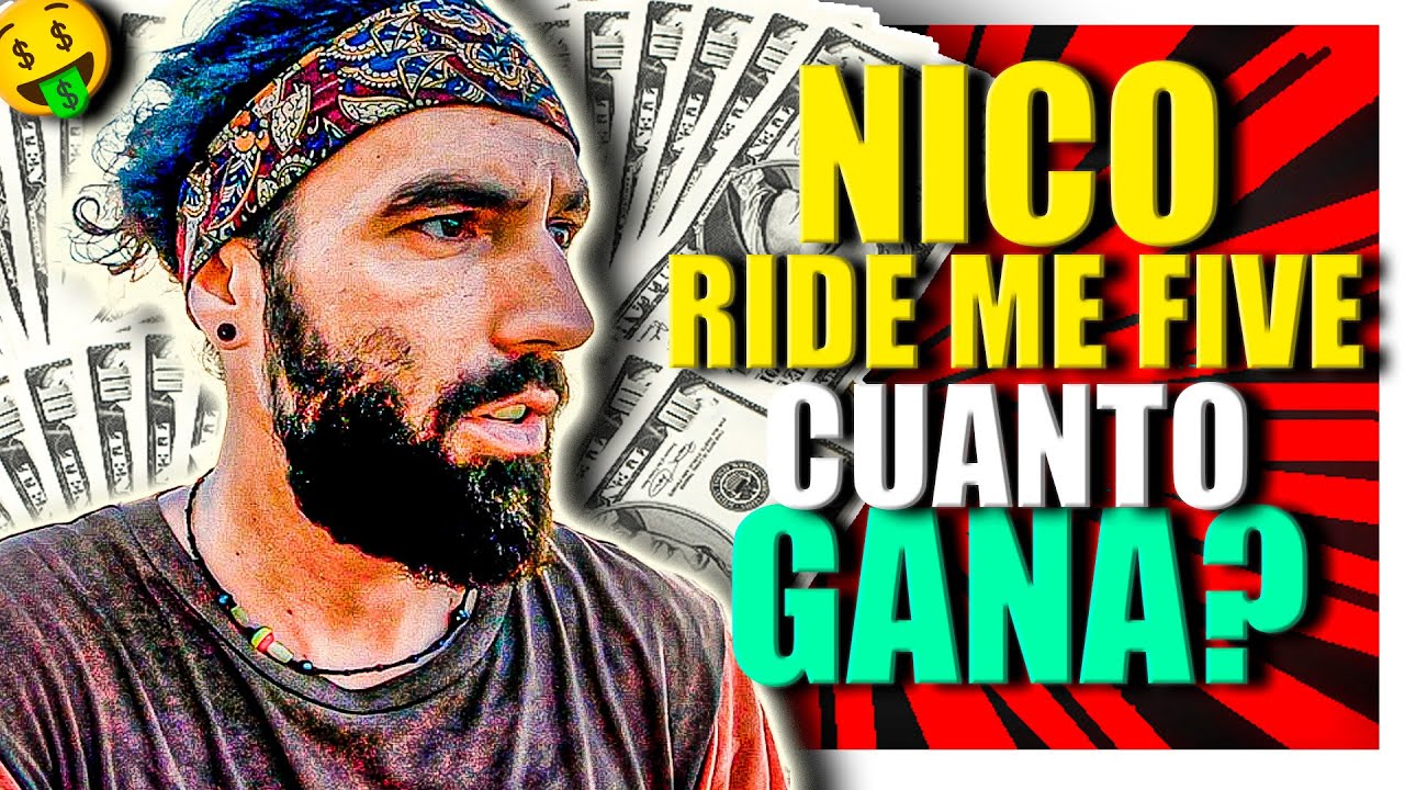 🤑 NICO RIDE MI FIVE CUANTO GANA EN YOUTUBE | cuanto DINERO GANA un ...