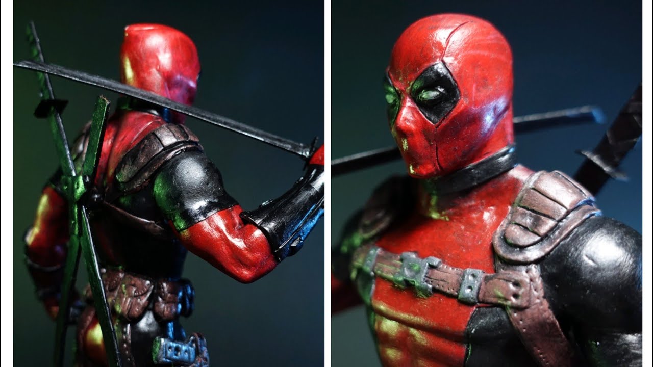 Deadpool Handmade clay sculpture | Timelapse #deadpool - YouTube