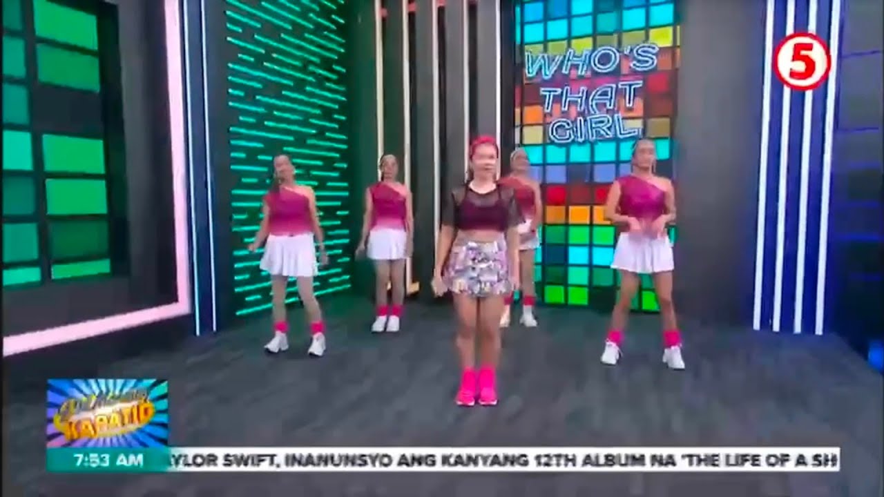 WHO'S THAT GIRL DANCE CRAZE DANCE WITH MARJ @TV5 GUD MORNING KAPATID # ...
