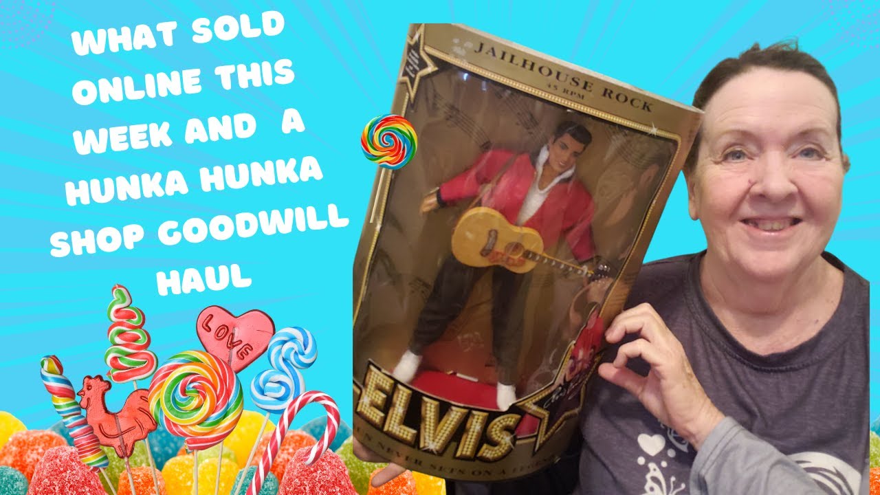 What sold this week and a Hunka Hunka Shop Goodwill Haul - Elvis is in ...