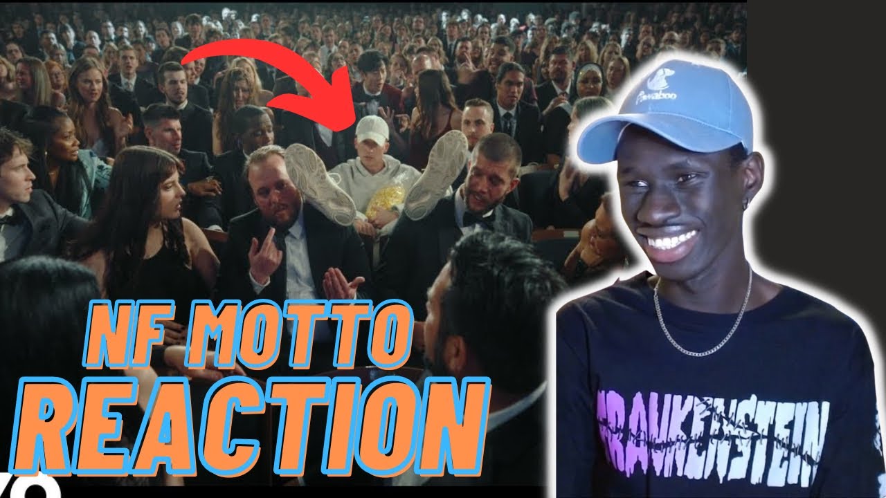 AT BET? He's eating popcorn| NF- Motto ( Reaction ) - YouTube